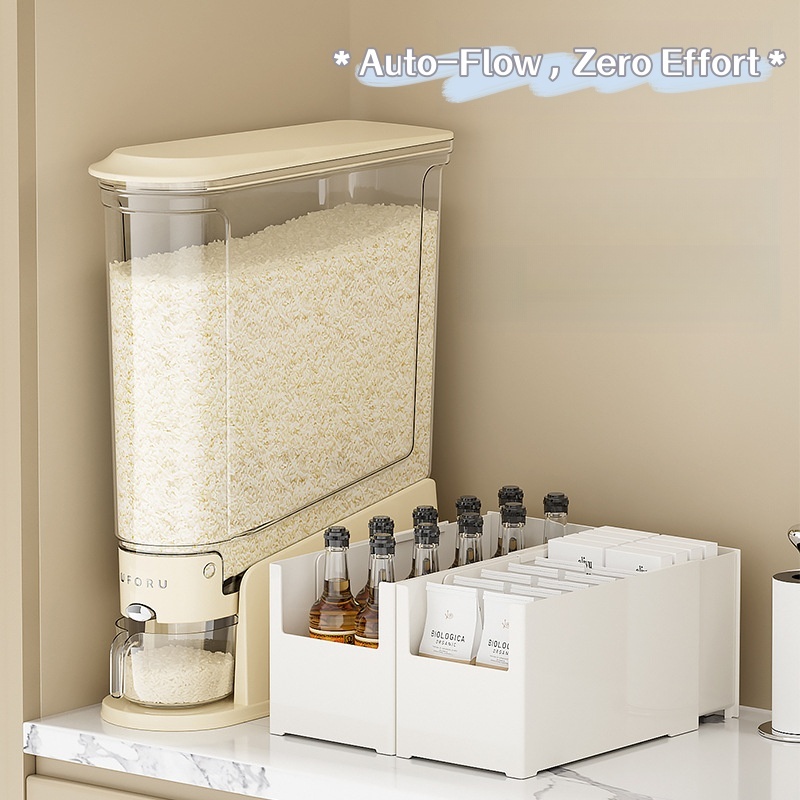 ♥Rice Bucket 10kg High-End Food Grade Sealed Insect-Proof Moisture ...