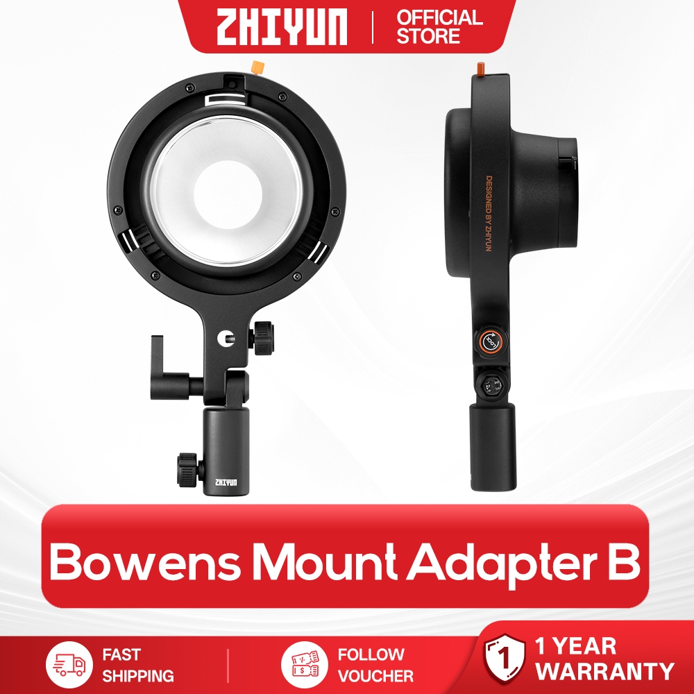 ZHIYUN Bowens Mount Adapter B With ZY Mount for CX100 / X60 / X100 ...