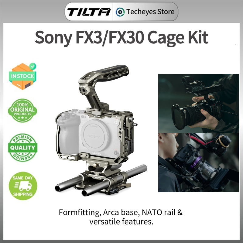 Tilta Full Camera Cage Kit with Top Handle Camera Baseplate for Sony ...