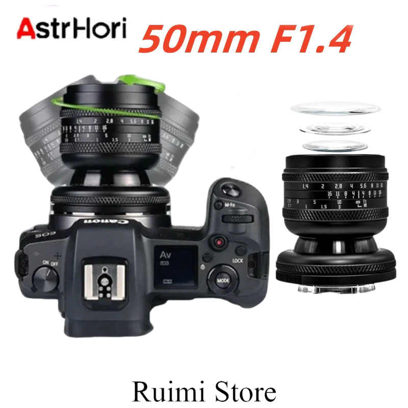AstrHori Tilt 50mm F1.4 Large Aperture Lens Full Frame Manual Portrait ...