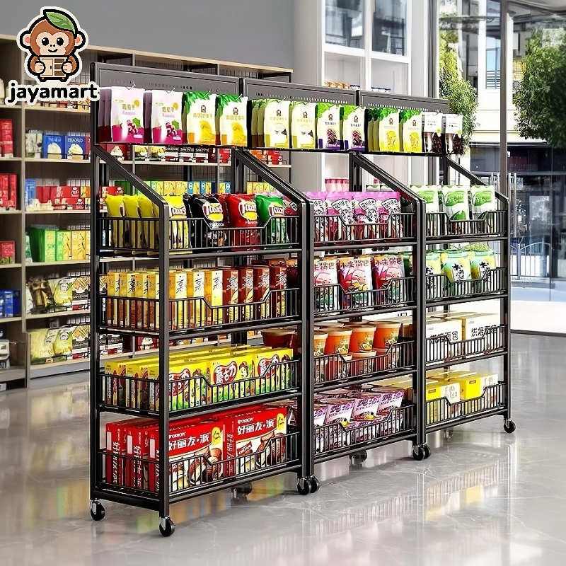 Store Rack Display Rack Rak Kedai Runcit Retail Store Snack Rack shop ...