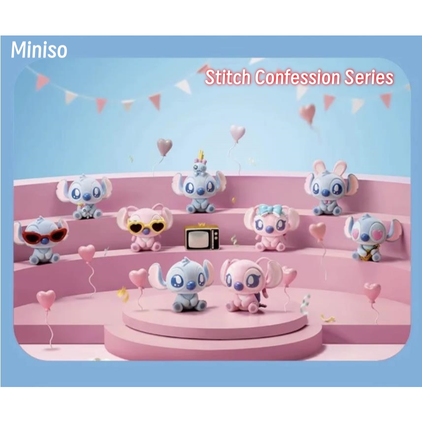 Disney Stitch Confession Series Blind Box Toy Collection Angel Ready ...
