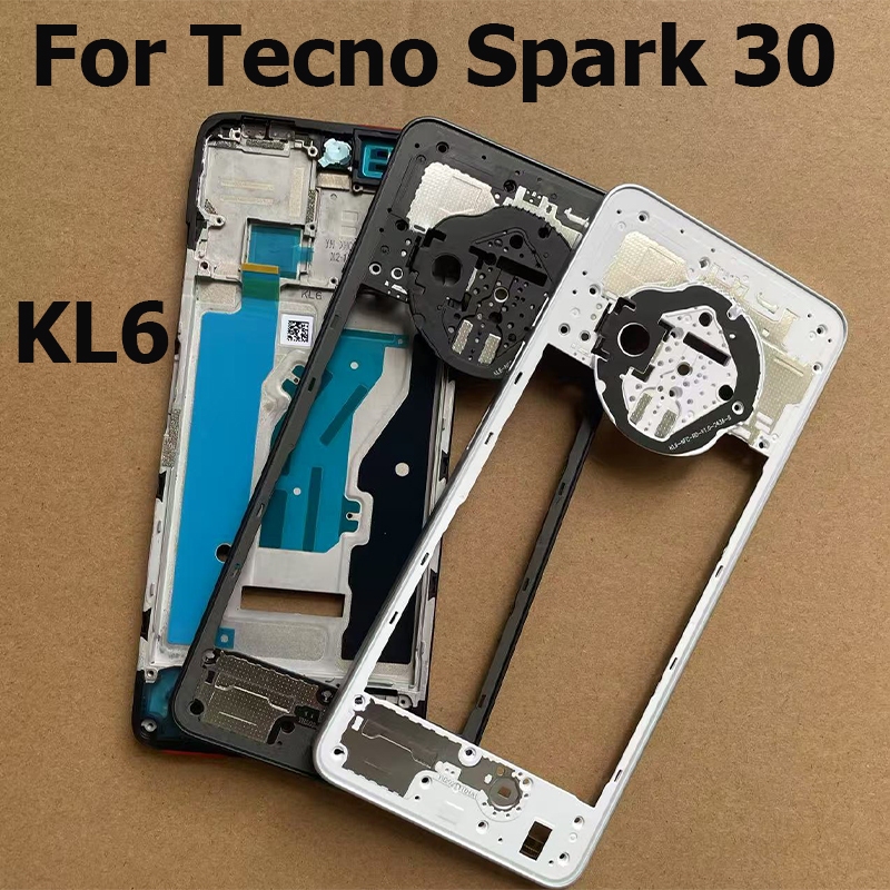 Middle Frame For Tecno Spark 30 KL6 Front LCD Bezel Faceplate Housing ...