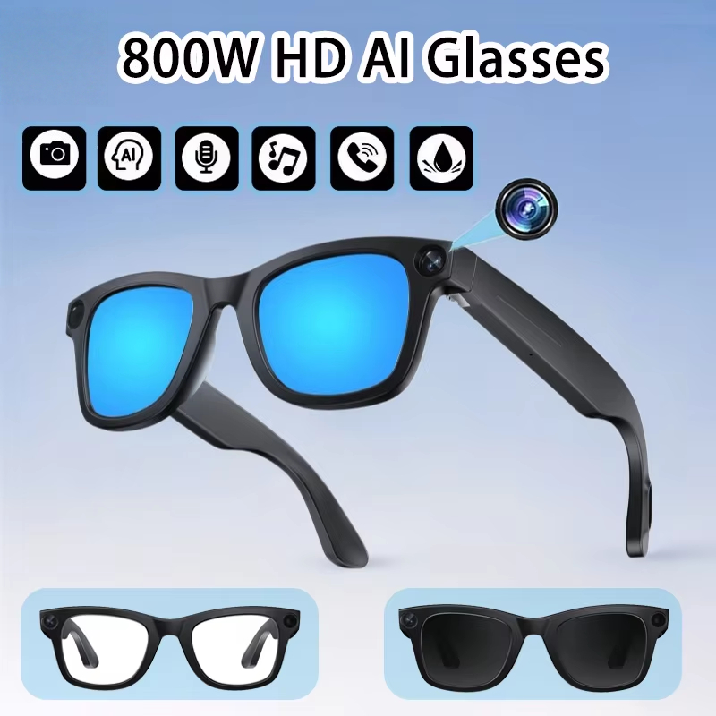 800W Pixel Intelligent Glasses G300 AI HD Shooting Video Recording ...