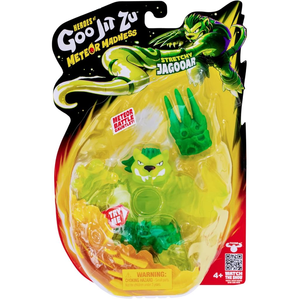 Heroes of Goo Jit Zu Meteor Madness, Stretchy Jagooar Action Figure ...