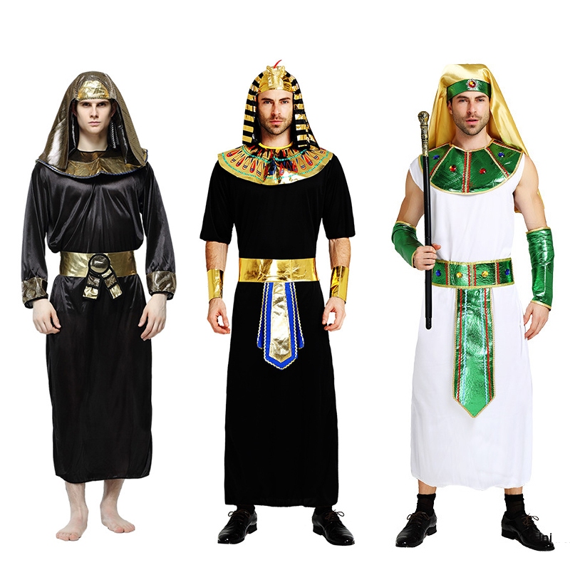 Halloween Man Boys Rameses King Dress Ancient Egypt Cleopatra Pharaoh ...