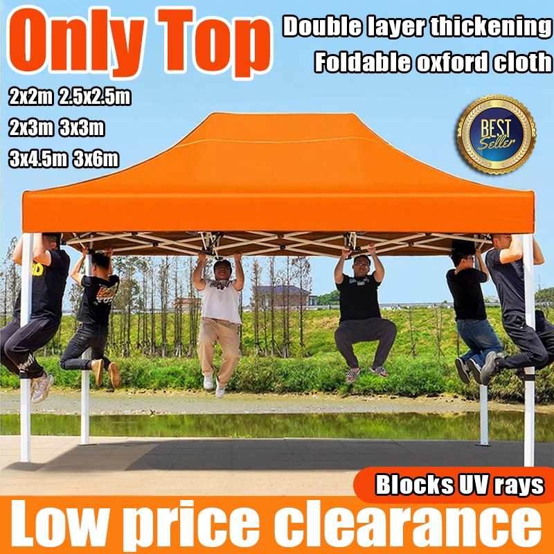 【Clearance】6x6 8x8 6x10 10x10 10x15 10x20Ft kain kanopi 10x10 tebal ...