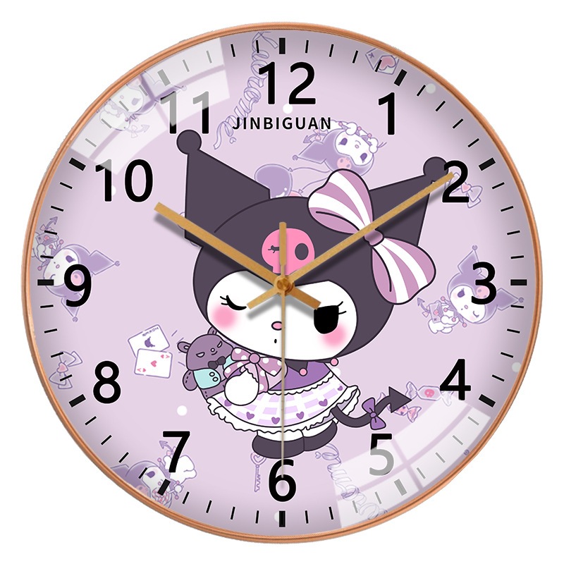 KUROMI,clocks,wall clock,silent clock | Shopee Malaysia