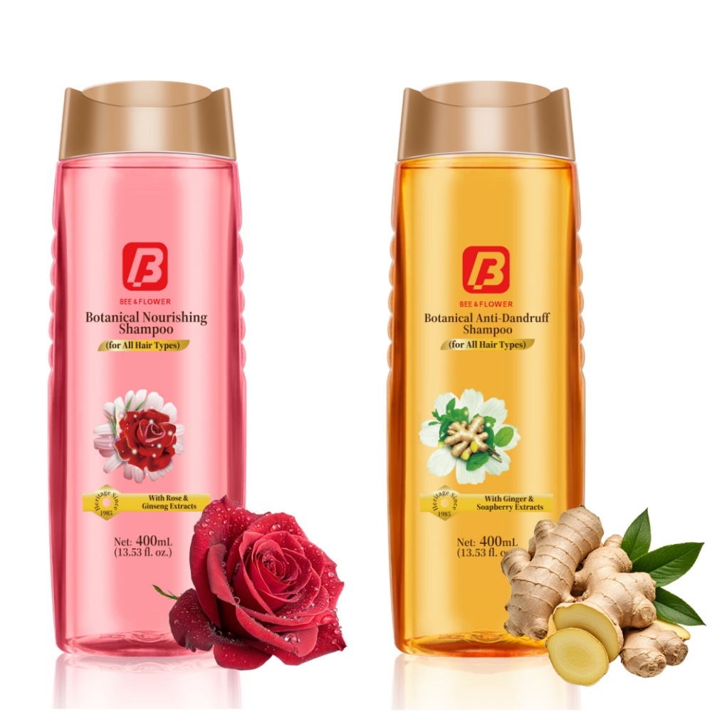 Bee & Flower Shampoo, Herbal Shampoo 400ml, Sesuai untuk Semua Jenis ...