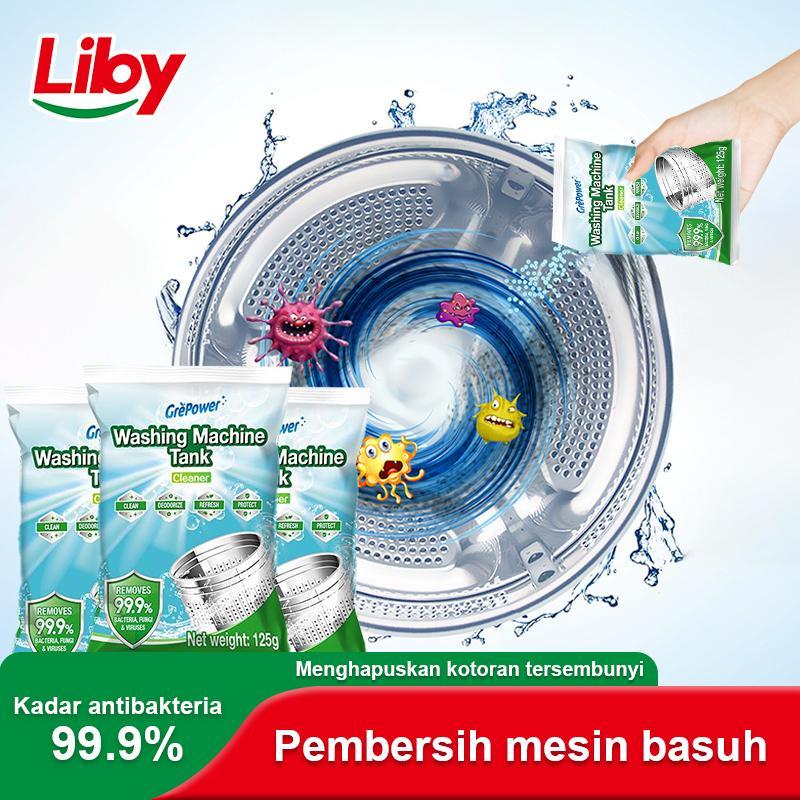 Pembersih Mesin Basuh Liby(125gx3beg) liby washing machine cleaner -SerbukPenyingkiran ...