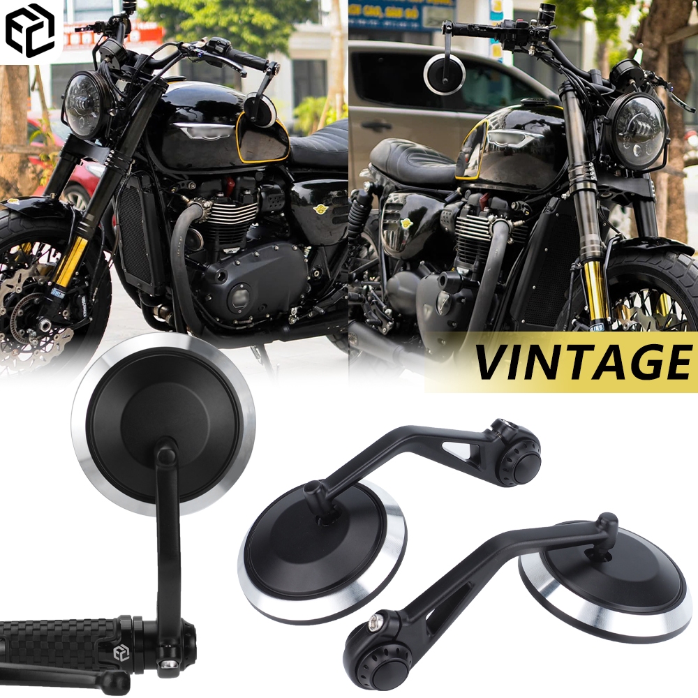For Bonneville T120 Motorcycle Bar End Mirror For Triumph Speedmaster ...