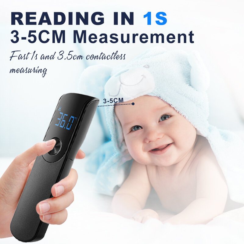 [LOCAL READY STOCKS] Thermometer Contactless Infrared Digital Forehead ...