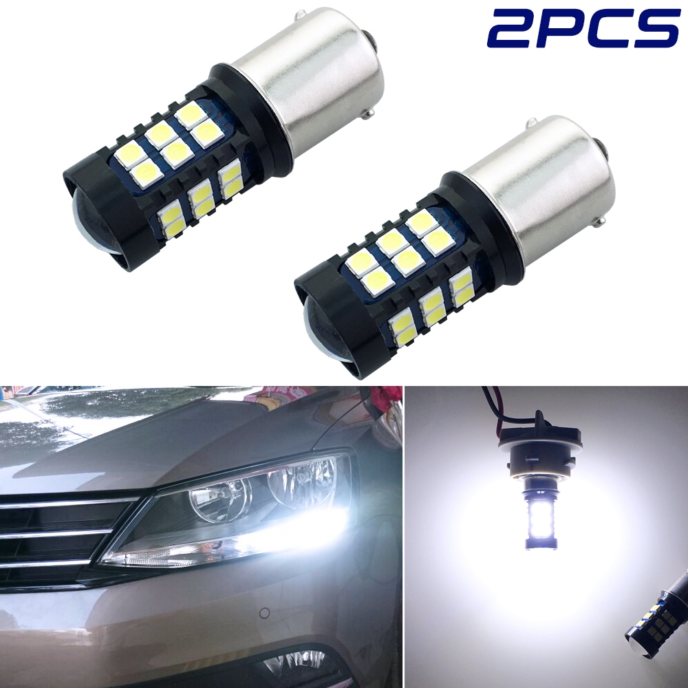 2PCS HID White Error Free LED DRL Bulbs Fit for 2011-2016 MK6 ...