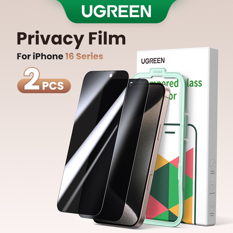 UGREEN 2pcs Privacy Screen Protector For iPhone 17 Series Anti-Spy ...