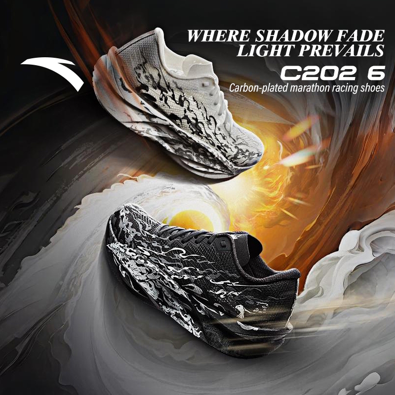 [MARATHON 42KM+] ANTA C202 6 Men Running Shoes PRO Race Training Carbon Plate Kasut Larian ...
