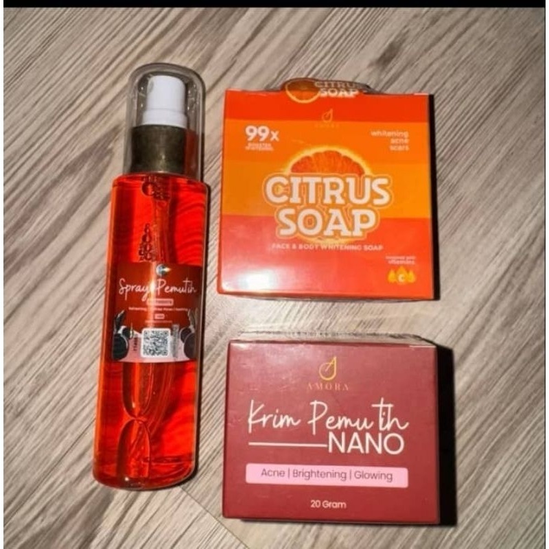 AMORA SPRAY NEW & KRIM PEMUTIH NANO | LIPMATTE AMORA | Shopee Malaysia