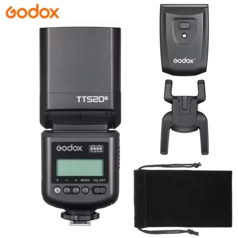 Godox TT520III Universal Camera Flash Speedlite 433MHz Wireless Signal ...