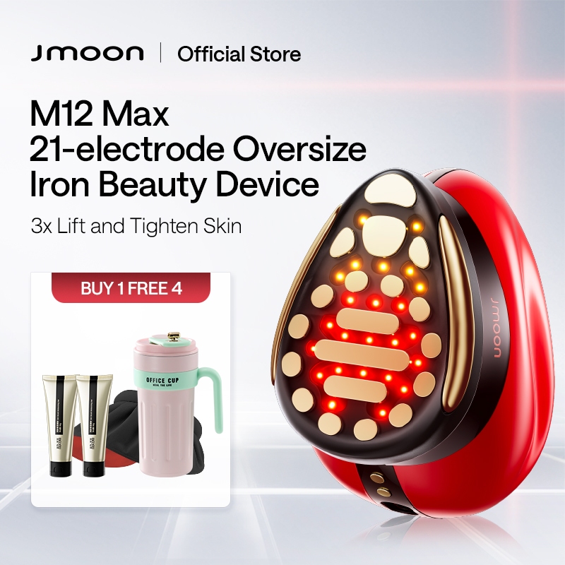 M12 MAX Jmoon 21-electrode Oversize Iron Beauty Device 3x Lift and Tighten Skin M12 MAX 【MY ...