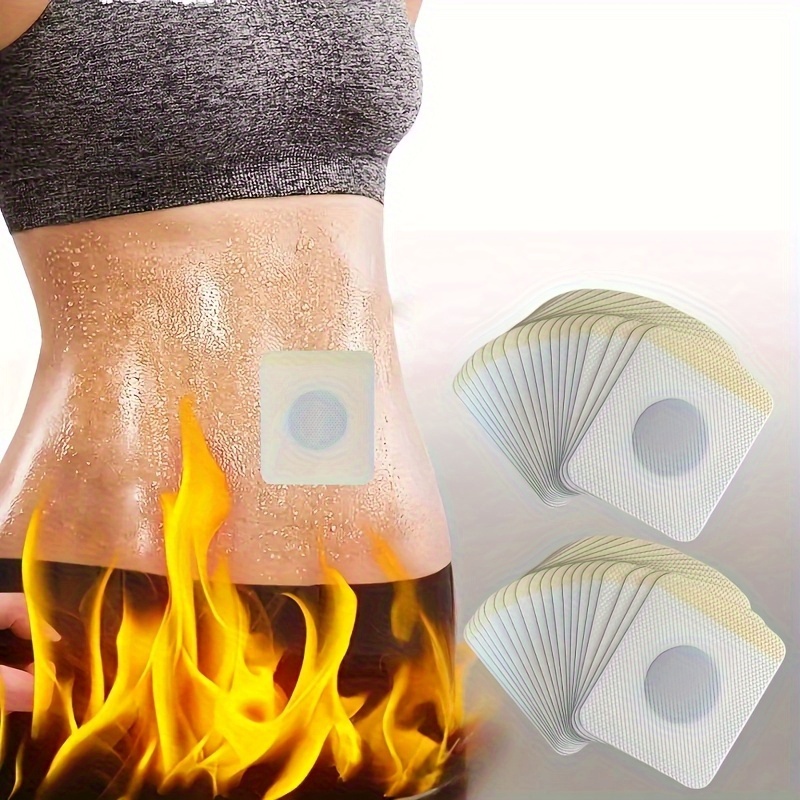 Slimming Patch Belly Button Sticker Plant Fiber Tightening and Burning ...