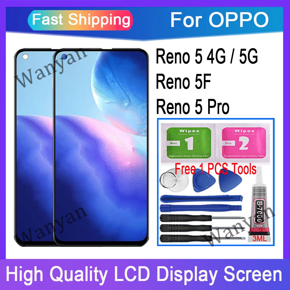 OEM For AMOLED/OLED/TFT OPPO Reno 5 4G 5G Reno 5F Reno 5 Pro 5G LCD ...