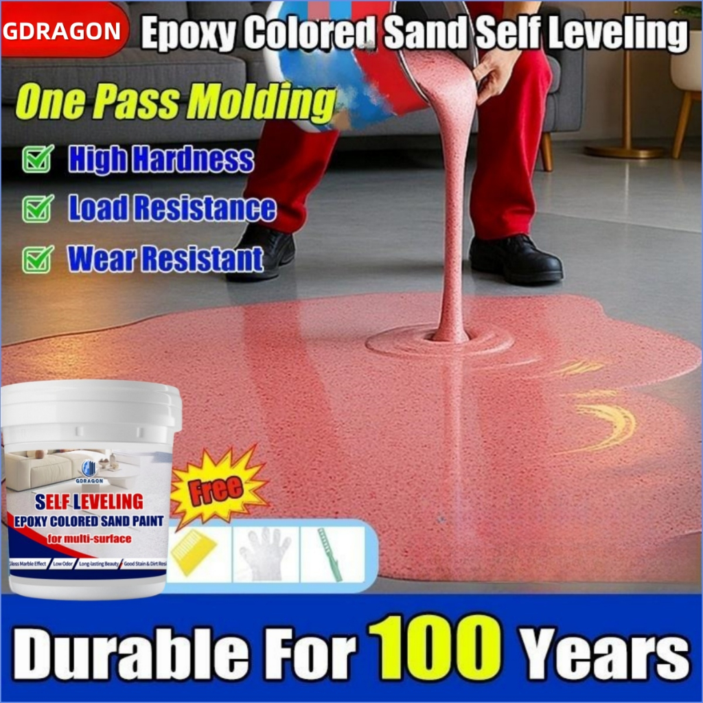 Self leveling epoxy sand floor paint epoxy floor paint waterproof paint ...