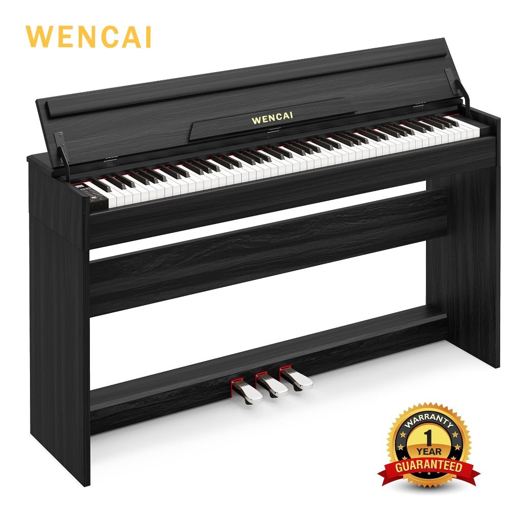 WENCAI Flip piano 88 key digital piano Weighted Keys Bluetooth wireless ...