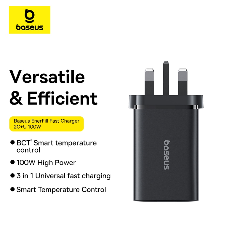 【New Arrivals】Baseus EnerFill FE11 2C+U 100W Fast Charger For Phone ...