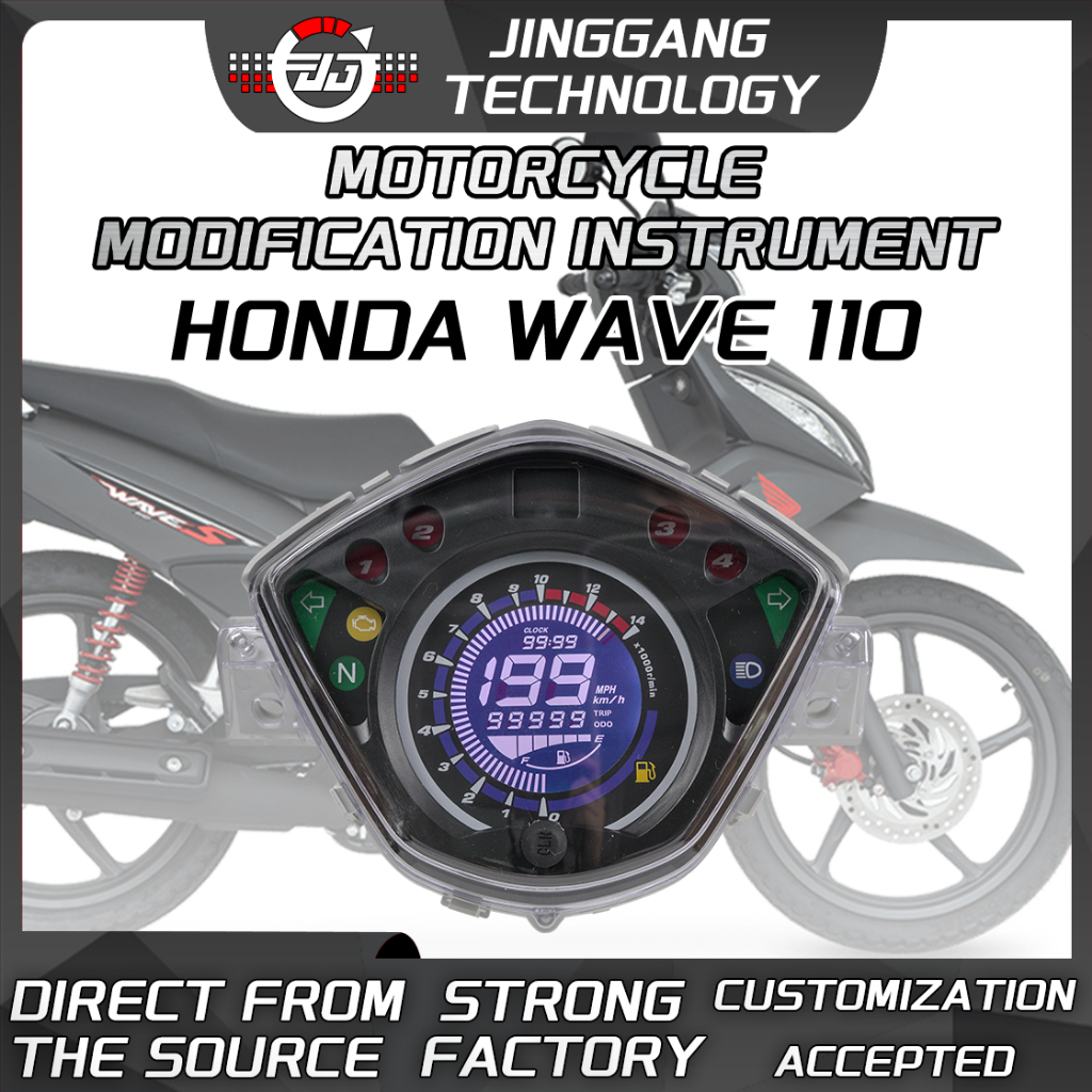 Honda Wave110 Wave110rs 110Rs Wave110i DIGITAL METER Motorcycle ...