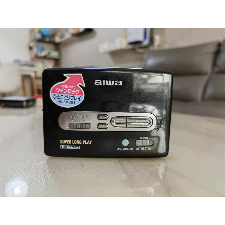 Aiwa HS-PX530 Cassette Player (Black) | Dolby Noise Reduction + Bass Boost | Retro Walkman ...