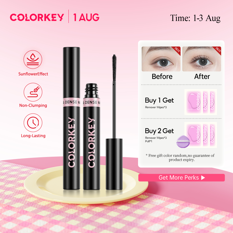 Colorkey Long Curl Stereo Mascara Black 4.5g Smooth & Non-Clumping Long-Lasting | Shopee Malaysia