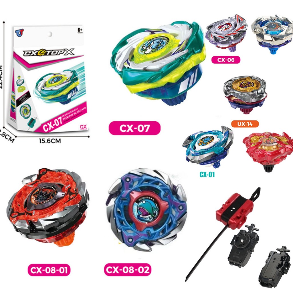 Beyblade X CX-07 Pegasus Blast CX-08 Random Booster CX-01 Dran Brave ...