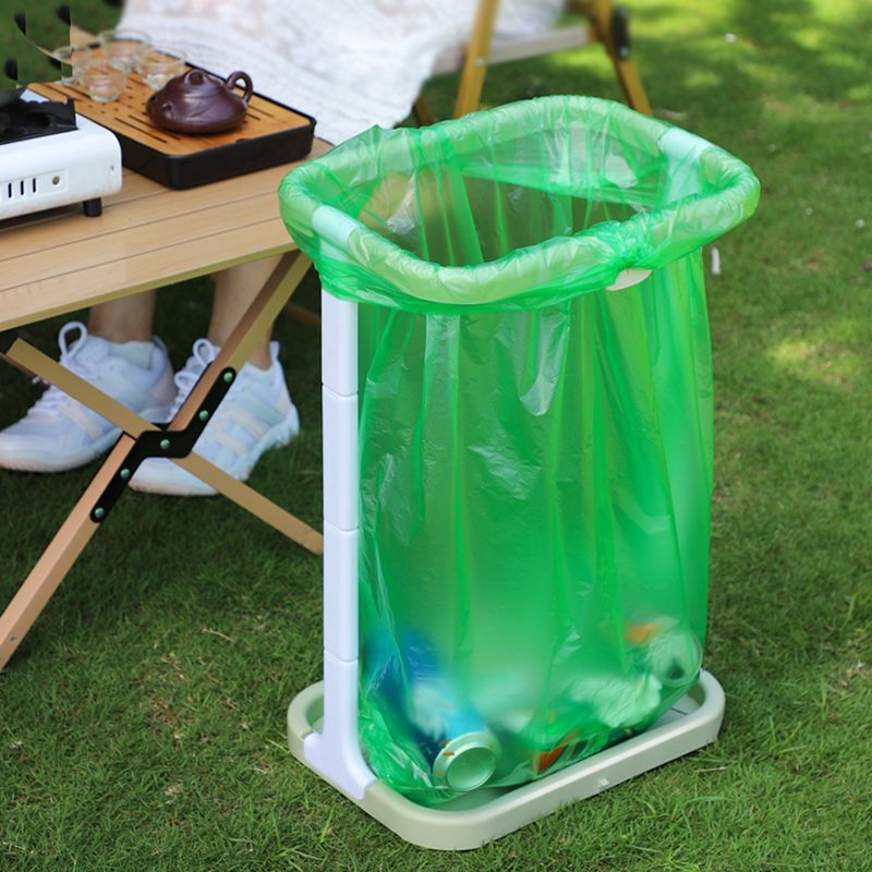 Plastic Bag Holder Retractable Garbage Rack Multifunctional Outdoor ...