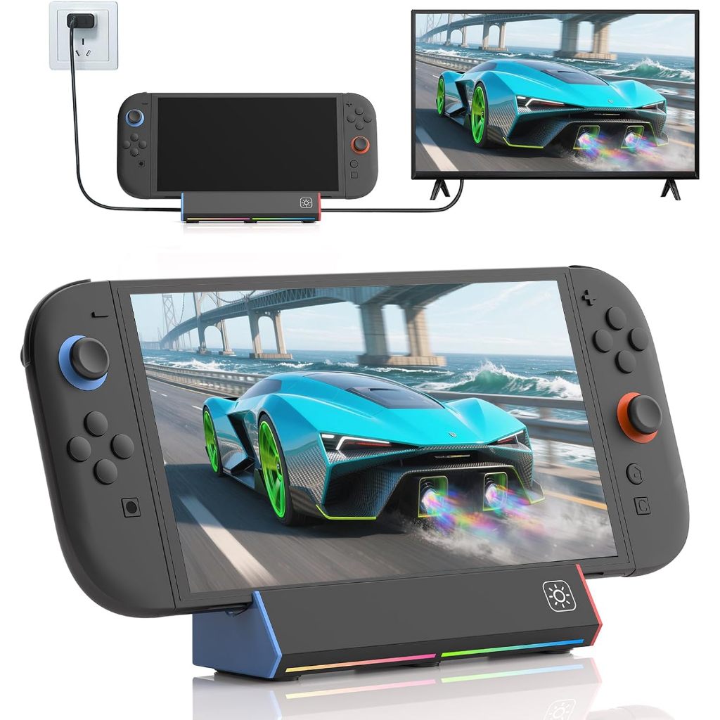 TV Dock Station for Nintendo Switch 2, Portable Docking Station ...