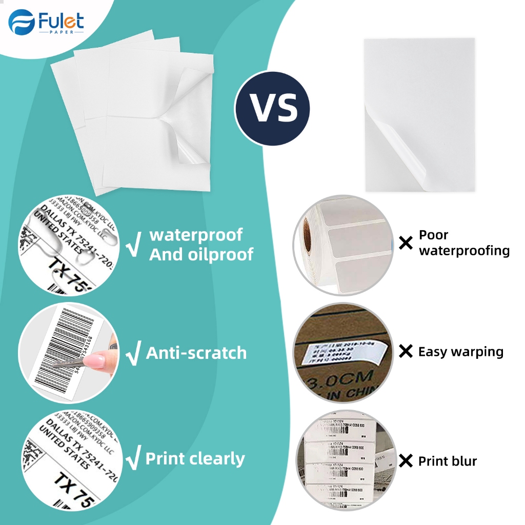Half Sheet Blank Labels 2 Labels Per A4 Sheet Labels | Shopee Malaysia