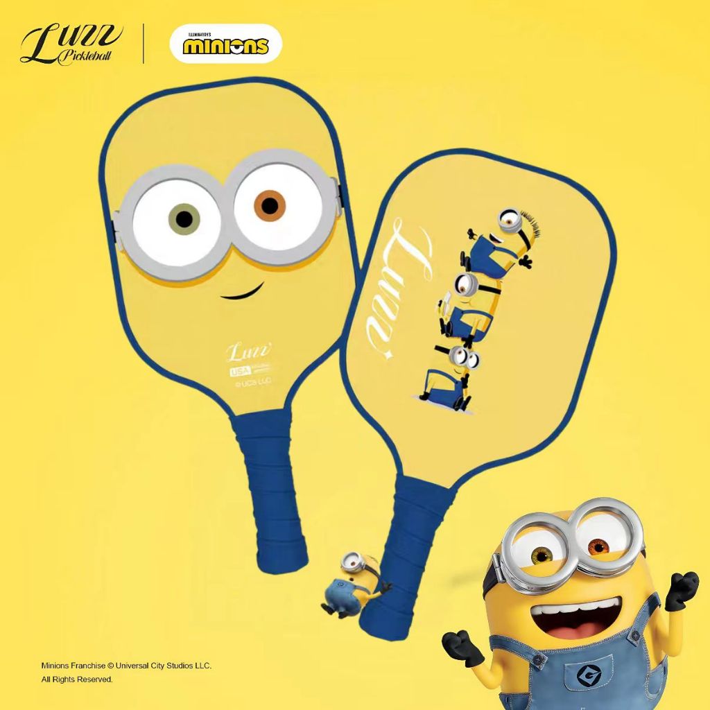 Luzz pickleball Paddle Minions Kids Paddle T700 Carbon Fiber Pickleball ...