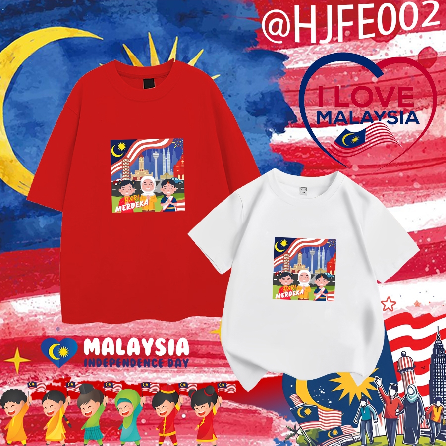 2025 Hari Merdeka National Day T-shirt Merdeka Malaysia Baju 100% ...