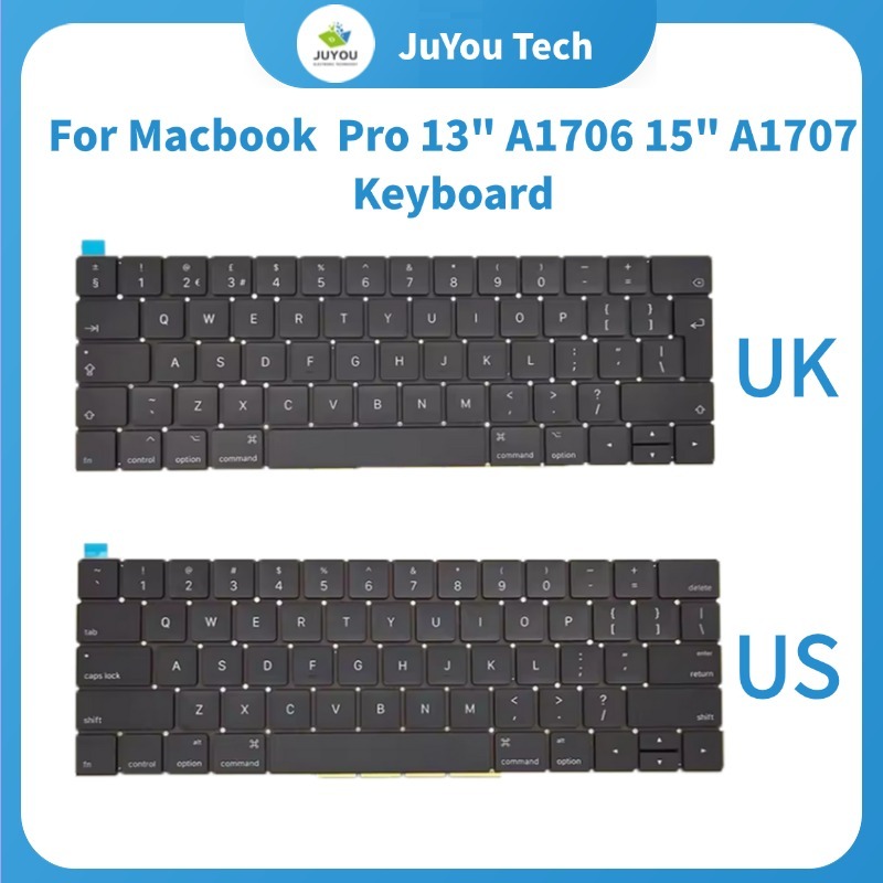 New US UK Spanish French Korean Keyboard For Macbook Pro Retina 13" 15 ...