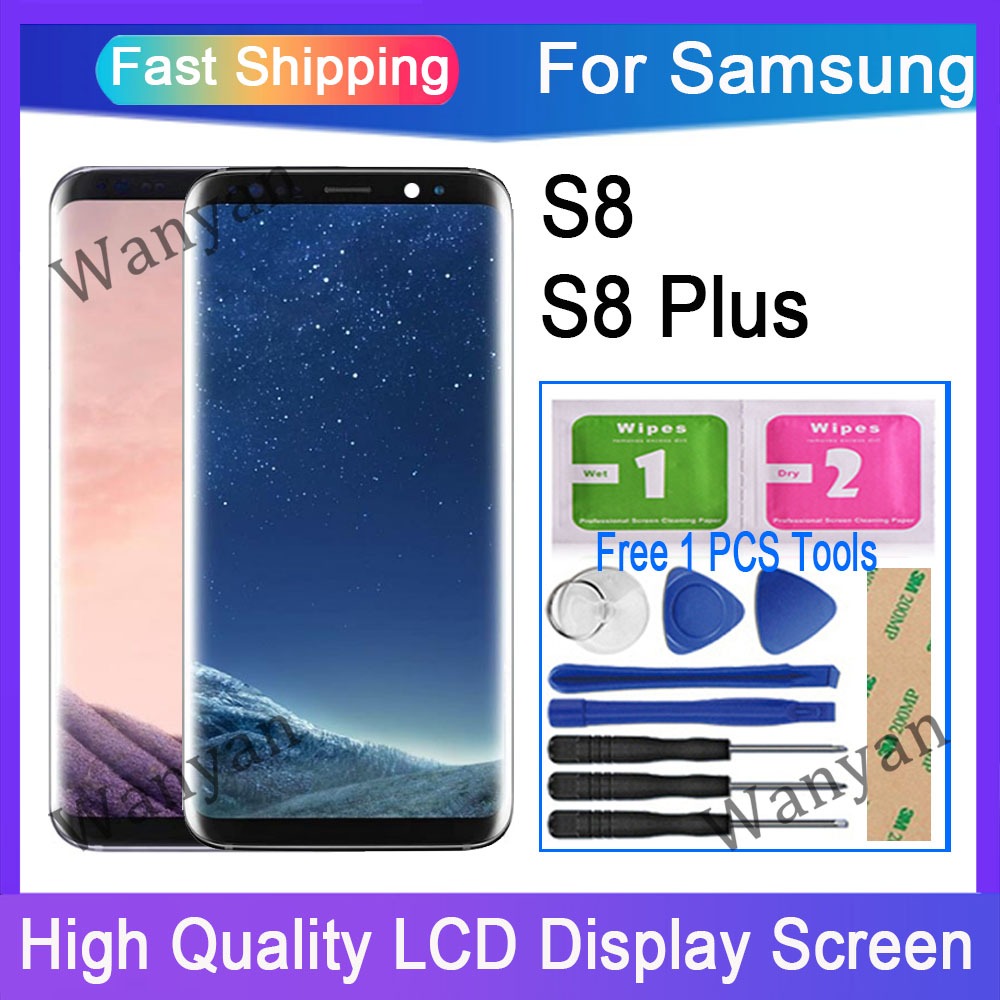 OEM AMOLED OLED TFT For Samsung Galaxy S8 S8+ S8 Plus LCD Display Touch ...