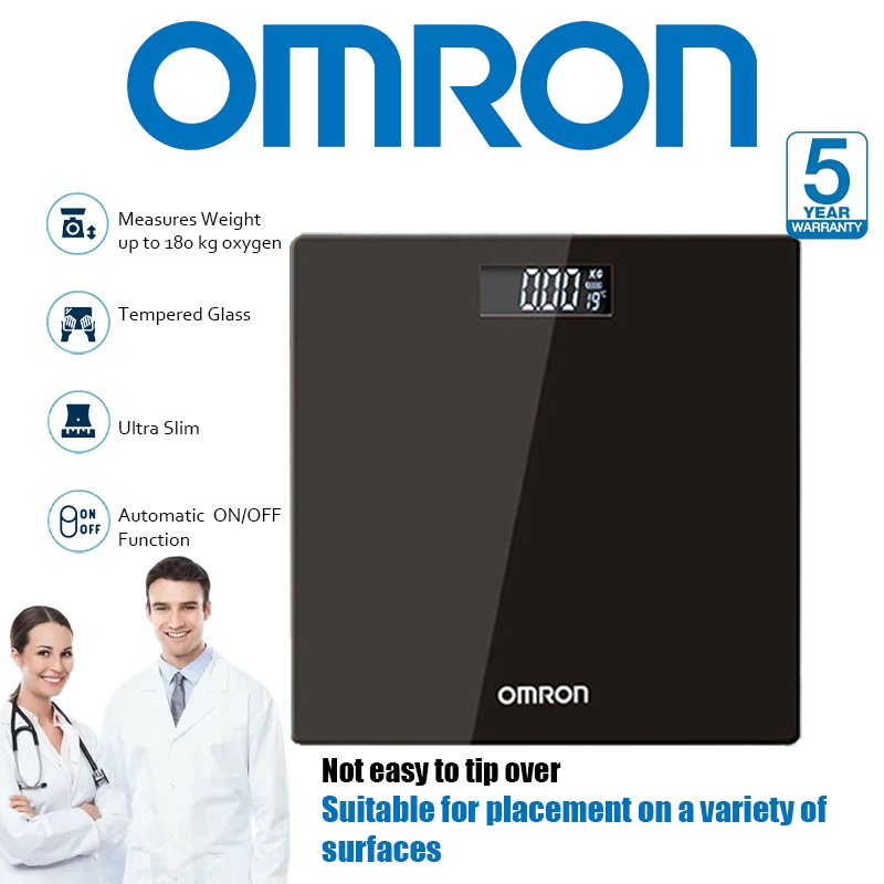 Omron Digital Body Weight Scale with Body Fat Analysis Smart Electronic ...
