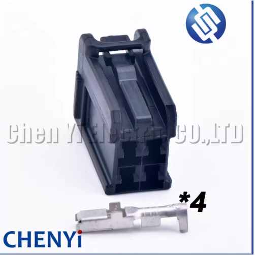 4 Pin female Auto Wire Harness Connector Steering wheel plug 90980 ...