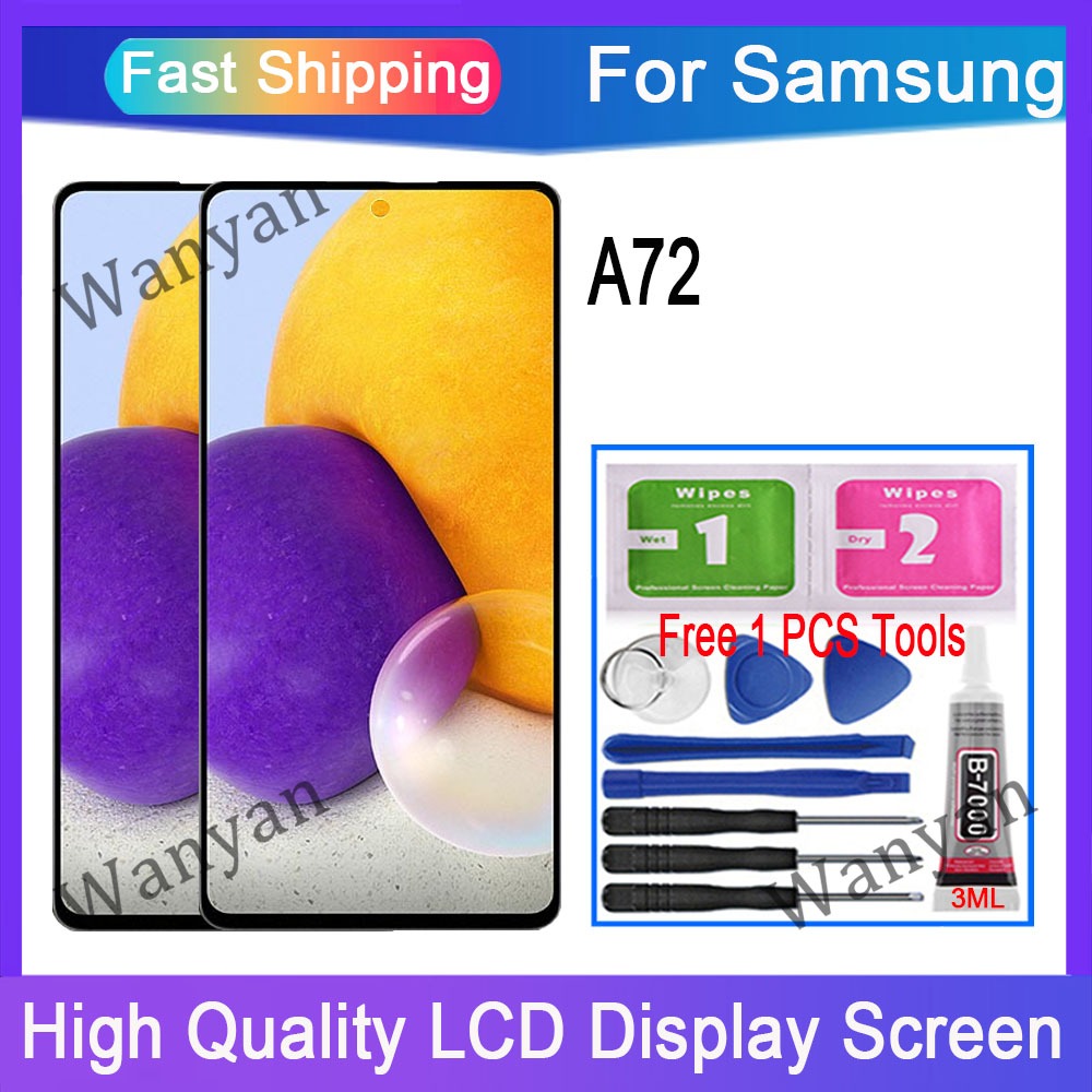 OEM /OLED/TFT For Samsung Galaxy A72 4G SM-A725F LCD Touch Screen With Frame Replacement ...