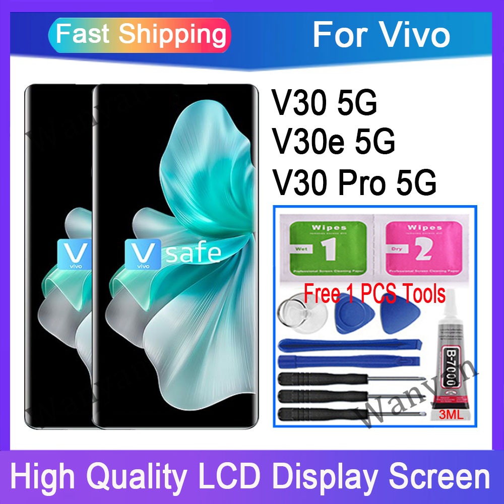 OEM AMOLED TFT For Vivo V30 5G V30e 5G V30 Pro 5G LCD Display Touch ...