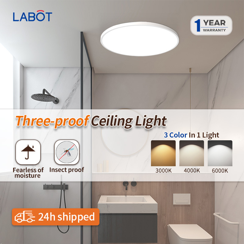 Waterproof LED Ceiling Light Surface Mounted Ultra-thin Ceiling Light ...