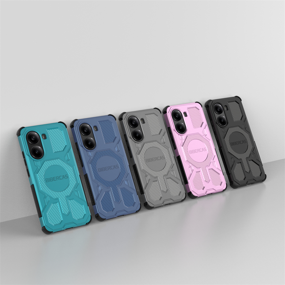 Magnetic Shockproof Case Redmi Note 14 Pro Casing For Xiaomi POCO F7 ...