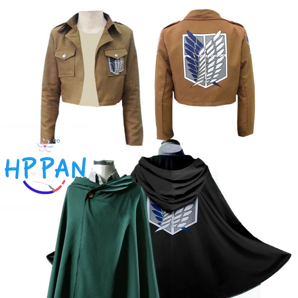 READY STOCK:Attack on Titan Season 4 Cape Eren Levi Mikas Adults ...