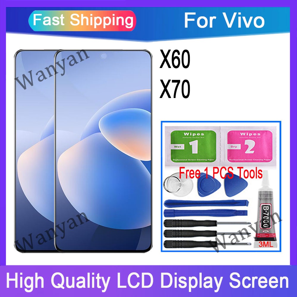 OEM AMOLED For Vivo X60 X70 LCD Display Touch Screen Digitizer Replacement | Shopee Malaysia