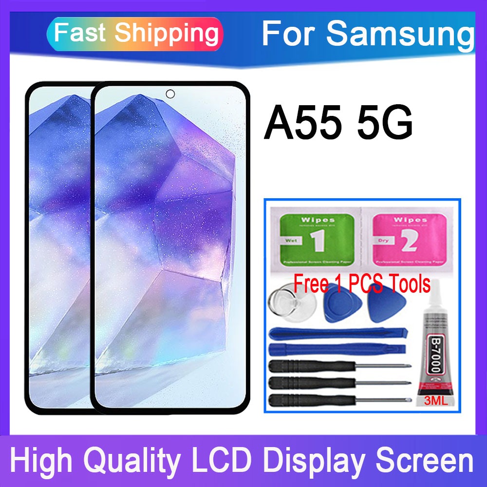 OEM AMOLED For Samsung Galaxy A55 5G LCD Display Touch Screen With ...