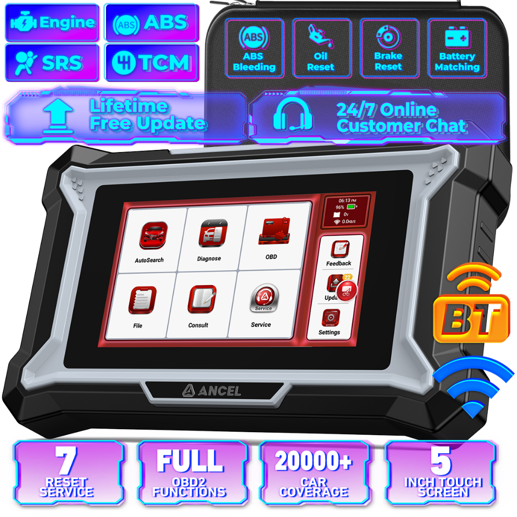 【Ship From Malaysia】ANCEL DS100 obd2 scanner Diagnostic Tools Car Automotive Scanner with 7 ...