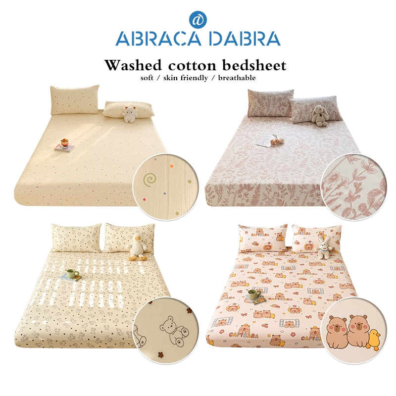 Abraca Dabra Premium Fitted Bedsheet - Queen/King/Single | Shopee Malaysia