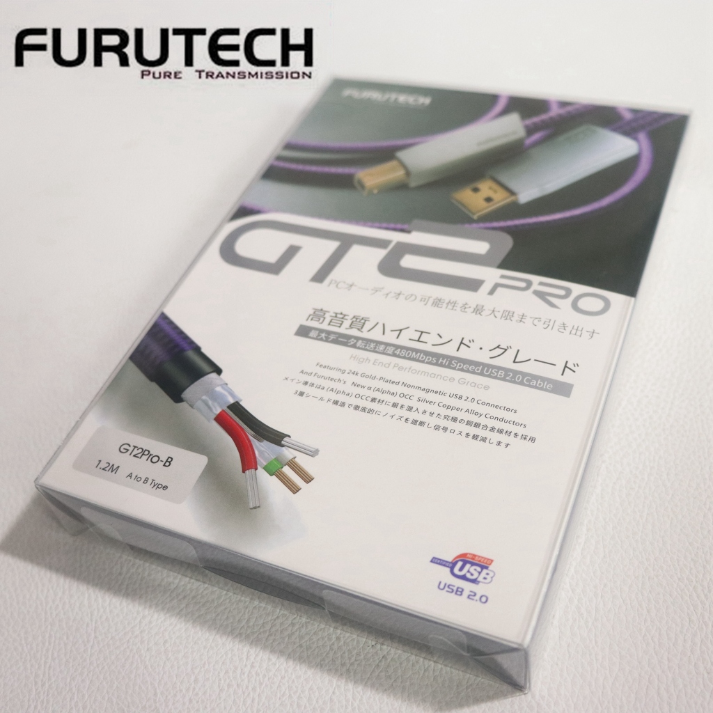New Original FURUTECH GT2 Pro OCC Hi-Fi USB 2.0 Digital Audio Cable A-B ...